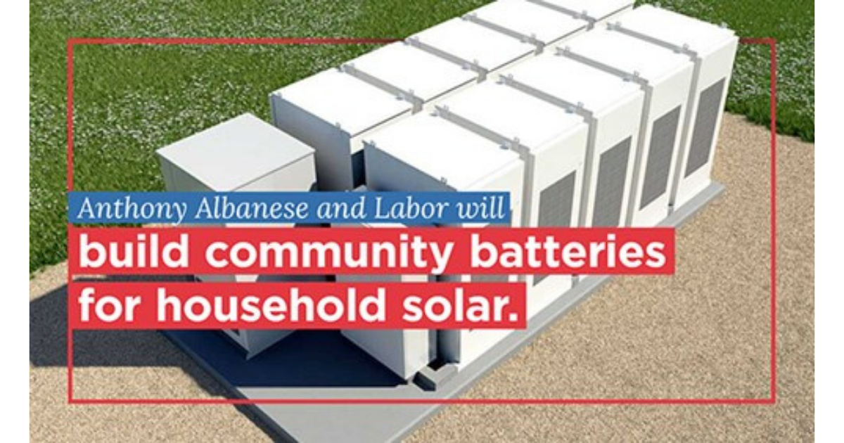Media Release | Funding for a Community Battery at Maloneys Beach